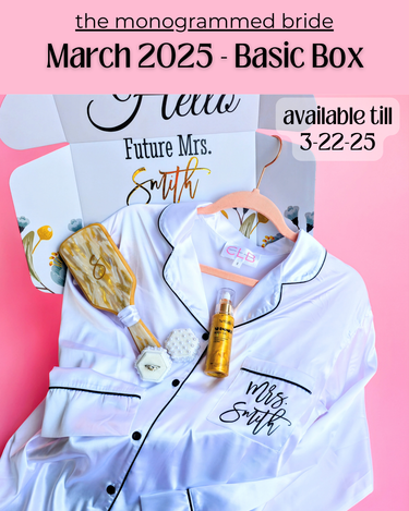 The Monogrammed Bride Box - Perfect Gift for the Bride to Be | Crafty ...