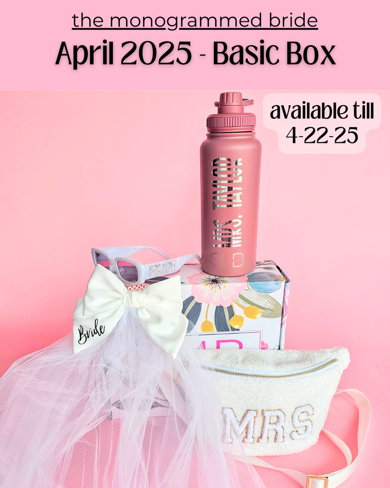 The Monogrammed Bride Box - Perfect Gift for the Bride to Be | Crafty ...